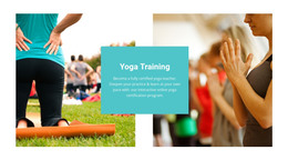 Yoga training - CSS Template by Nicepage