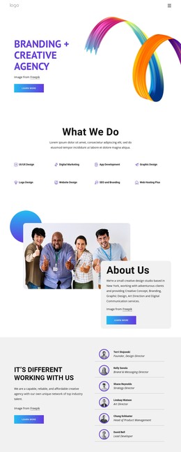 We create impactful apps, branding and websites - Website Template by ...