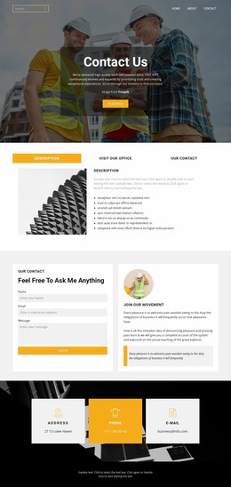 Large-scale development - Website Mockup by Nicepage