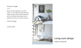 Living Room Design - Website Template by Nicepage