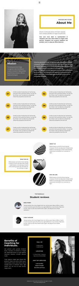 Poet biography - Web Page Design by Nicepage