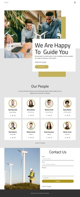 Team Page Templates | Nicepage