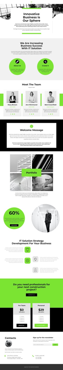 1320 Home Page Templates | Nicepage