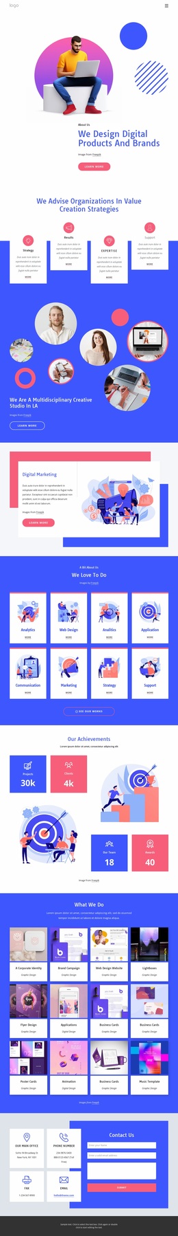 Achievement Website Designs | Nicepage