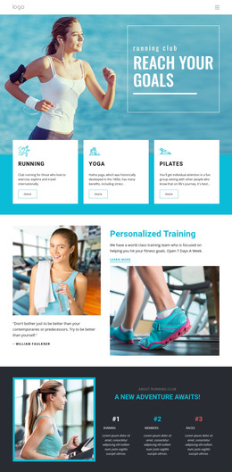 Reach Your Sport Goals - Html Code Example by Nicepage