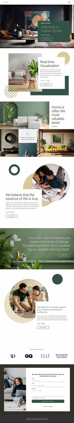 520 Interior Html Code Examples | Nicepage
