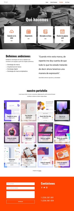 Eleva tu marca con nosotros - Plantilla HTML5 por Nicepage