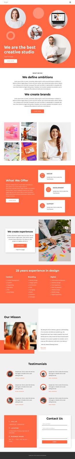 Workshop pottery art HTML Template