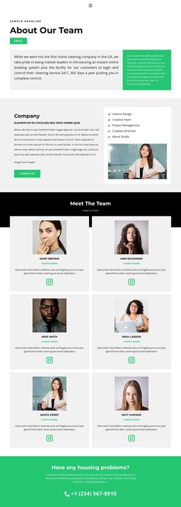 Meet the best team - CSS Template by Nicepage