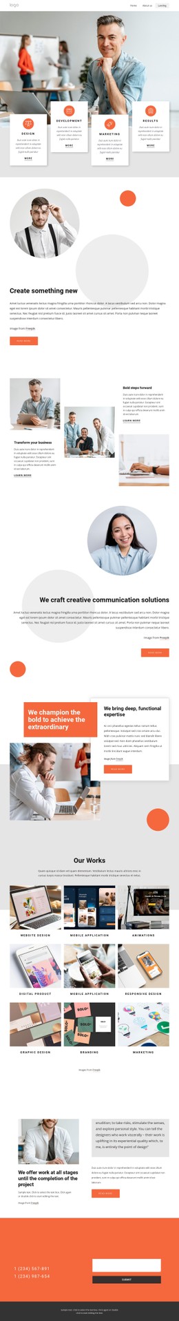 110 Landing Page CSS Templates