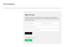 520 Contact Form HTML Templates