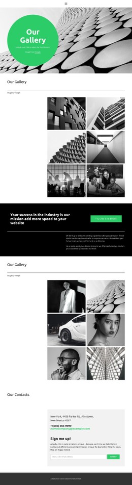Amazing portfolio CSS Template