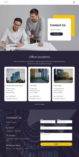 Ambitious people, impactful work - HTML Template by Nicepage
