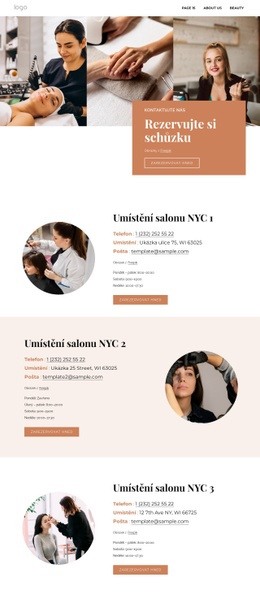 Spojte se s půvabem – Šablona HTML od Nicepage