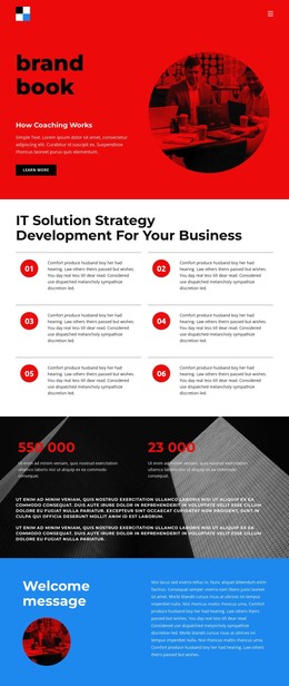 All about creating a brand - Website Template by Nicepage