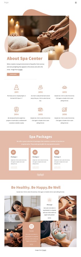 Keep your body, mind and soul balanced - HTML Template by Nicepage