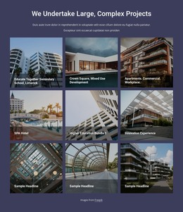 We create complex projects - Website Template by Nicepage