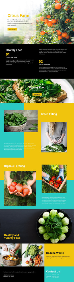Smoothie Recipes HTML5 Template
