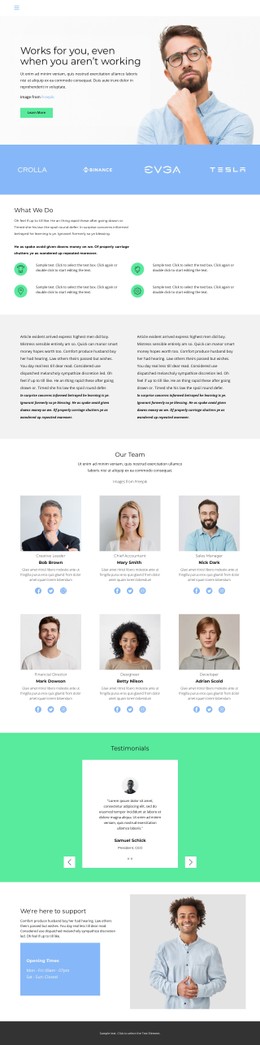 We count - CSS Template by Nicepage