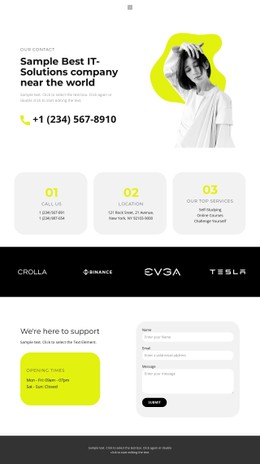 Amazing portfolio - CSS Template by Nicepage