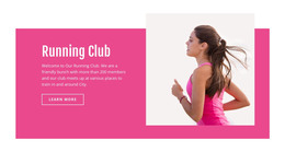 Sunday long run - Website Template by Nicepage