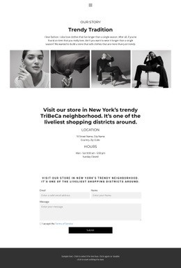 Clothing Store Html Code Examples | Nicepage