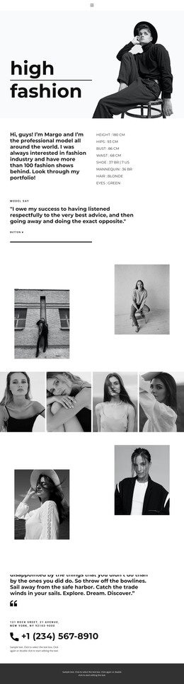 Fashion news - WordPress Theme by Nicepage