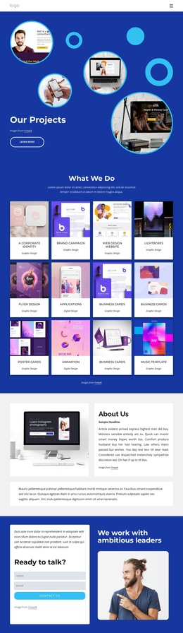 We design digital experiences that convert - Website Template by Nicepage