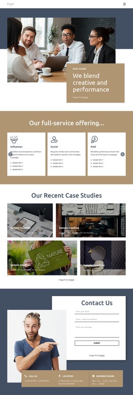 Case HTML Templates | Nicepage