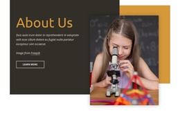 Science development for kids - HTML Template by Nicepage