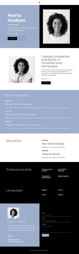 Teamwork & Collaboration - HTML5 Template by Nicepage