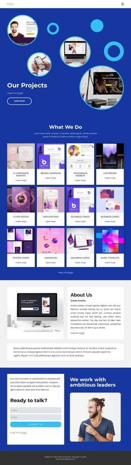 Types of customer needs - Web Page Design by Nicepage
