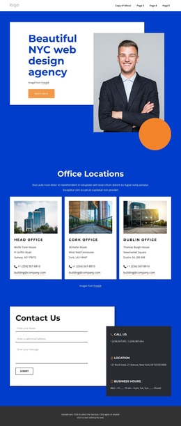190 Contact Page Templates | Nicepage