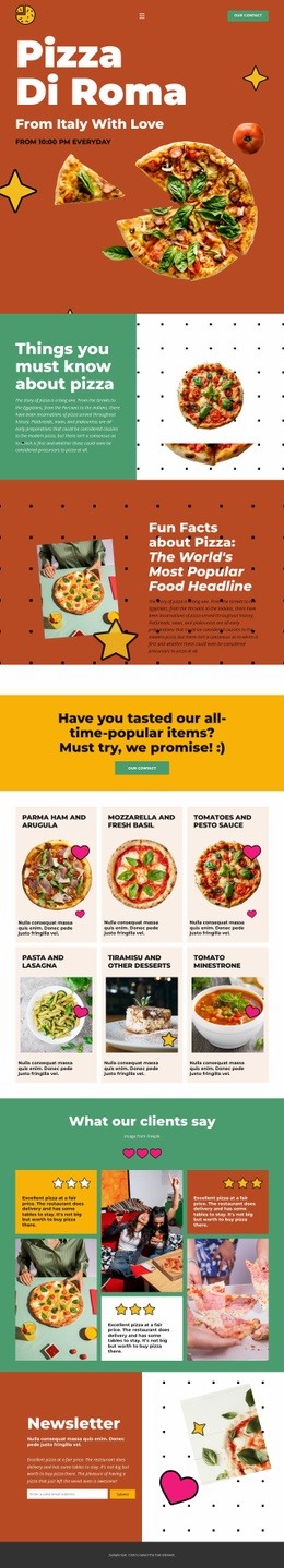 930 Food & Restaurant Html Code Examples | Nicepage