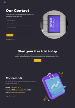 Deploy changes with ease - HTML Template by Nicepage