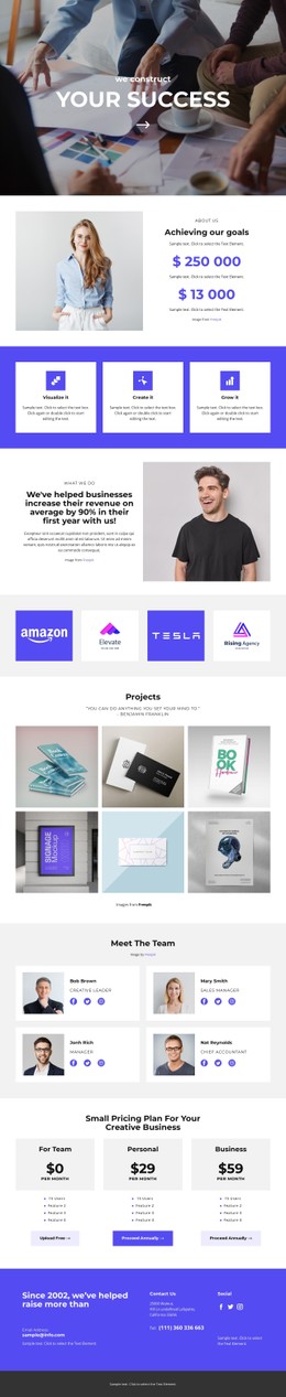 Business company - CSS Template by Nicepage