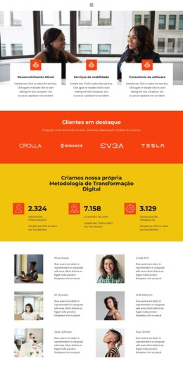 O início da sua carreira - Modelo HTML5 por Nicepage