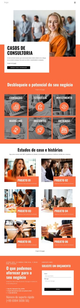 Histórias de sucesso de clientes - Modelo HTML por Nicepage