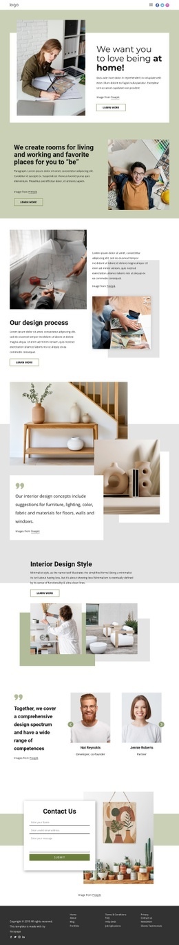Our design process Html Code Example