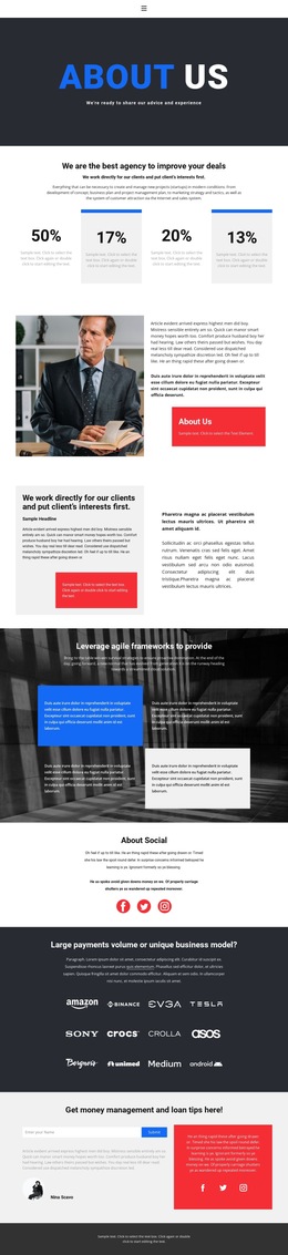 The Vision Behind Us - HTML5 Template by Nicepage