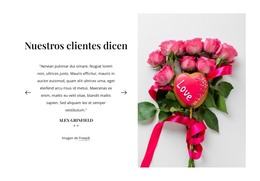 Flor Plantillas HTML