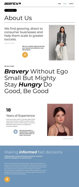 Making informed fast decisions - CSS Template by Nicepage
