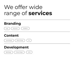 550 Text Website Designs