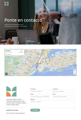 Asistiendo a los clientes Plantilla HTML5
