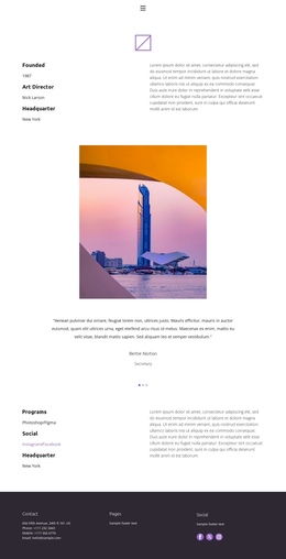 Crafting things - One Page Template by Nicepage