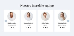 Tenemos un equipo increíble. - Plantilla CSS por Nicepage