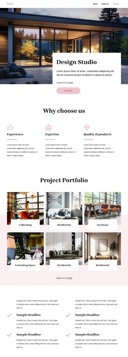 We specialise in luxurious interiors - HTML Template by Nicepage