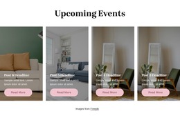 Blog Posts Website Mockups | Nicepage