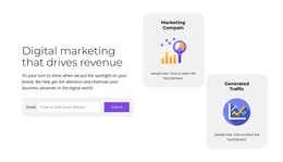 Digital marketing that drives revenue - Website Template by Nicepage