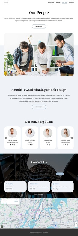 960 Architecture & Building HTML5 Templates | Nicepage